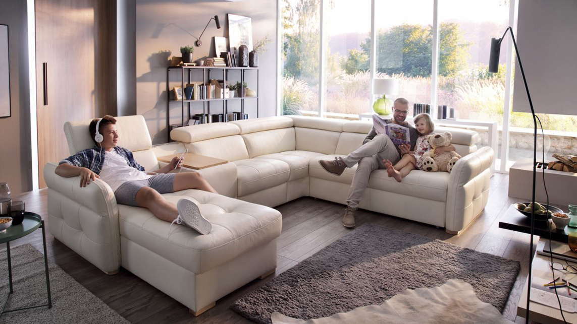 Narożnik modułowy z funkcją spania i pojemnikiem 268x337 * Massimo | i ...